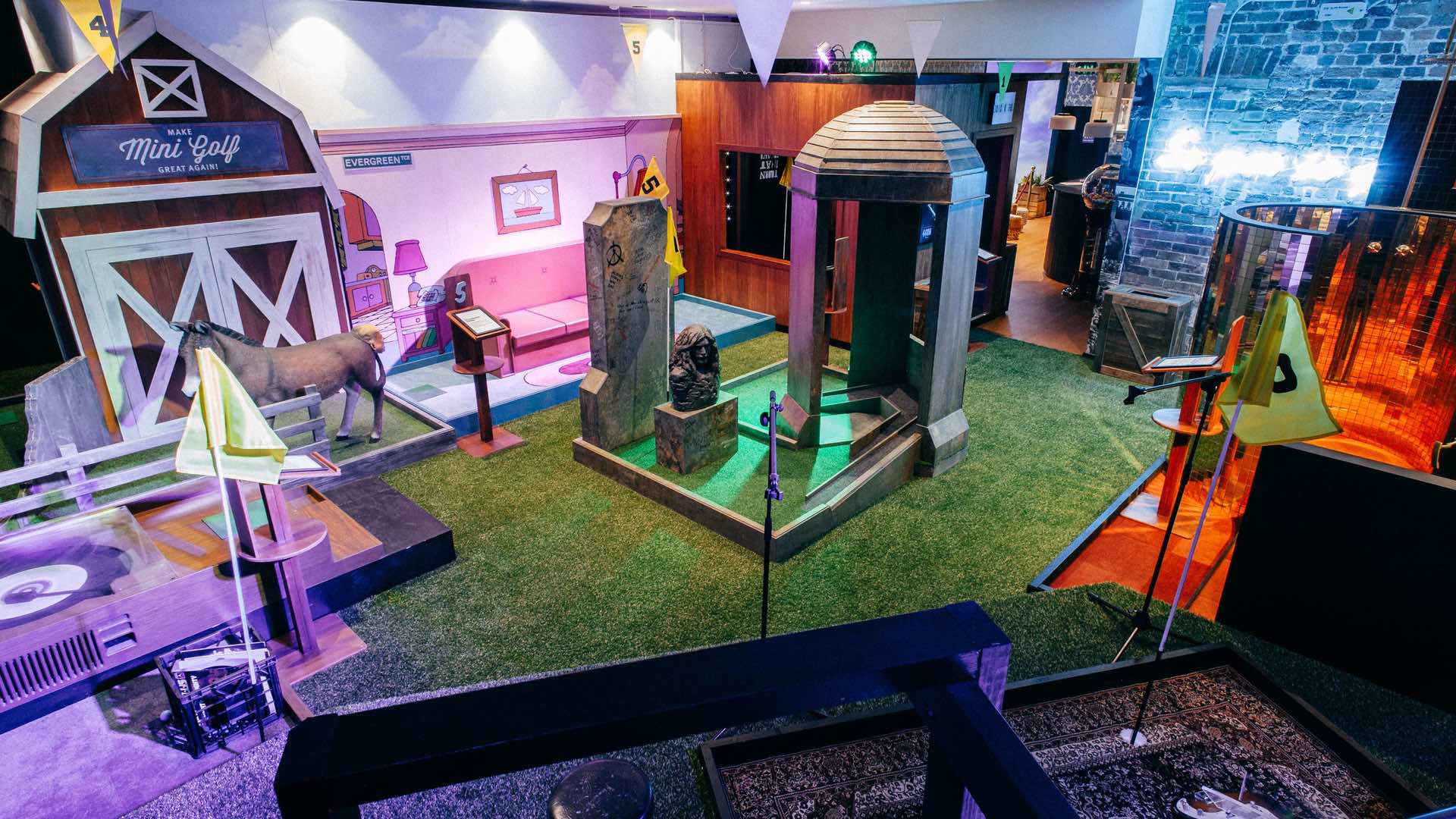 A Look Inside Sydney’s Insane New Two-Storey Mini-Golf Bar Holey Moley ...